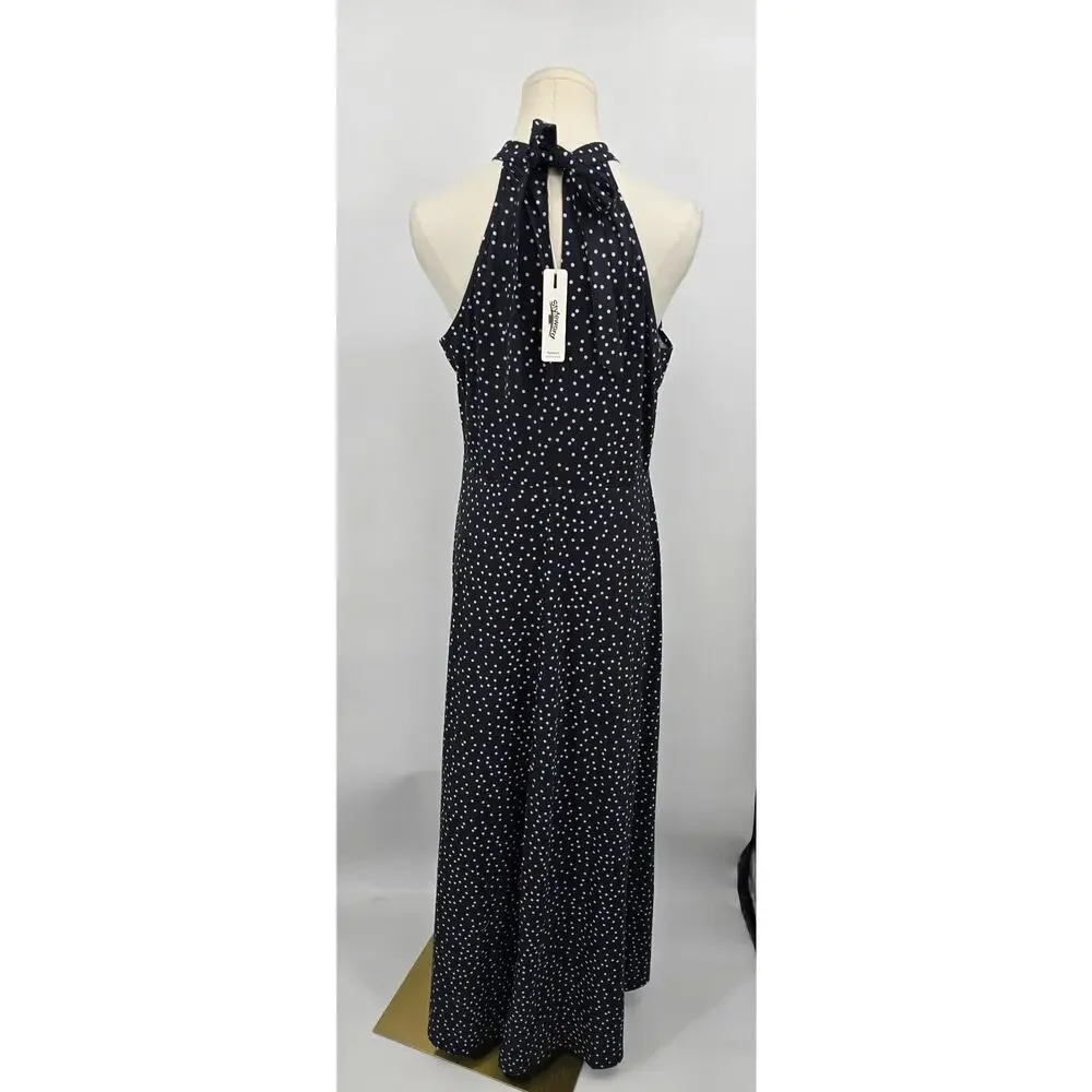 Style World | Dresses | Styleword Old Money Summer Black Polka Dot ...